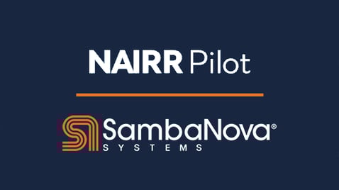National Artificial Intelligence Research Resource Pilot & SambaNova
